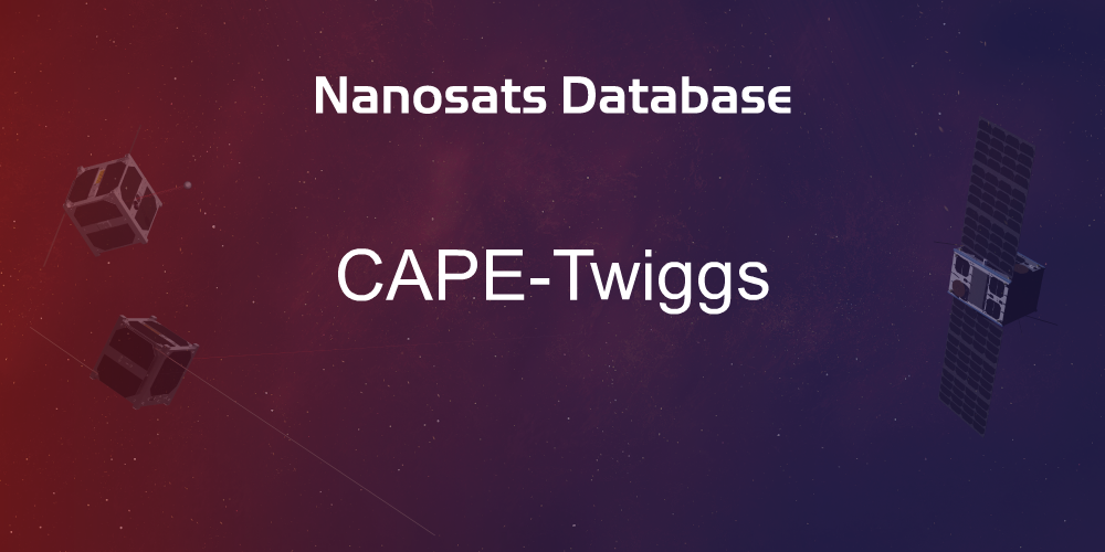 CAPE-Twiggs Spacecraft - Nanosats Database