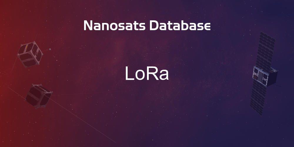 LoRa - Keyword @ Nanosats Database