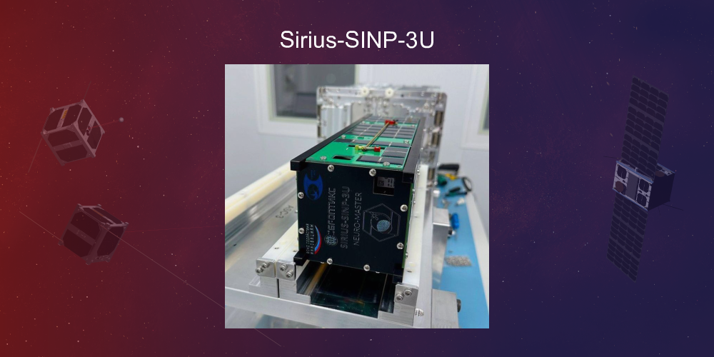 Sirius-SINP-3U Spacecraft - Nanosats Database