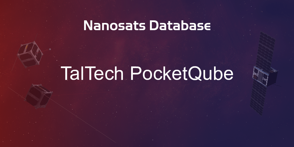 TalTech PocketQube Spacecraft - Nanosats Database